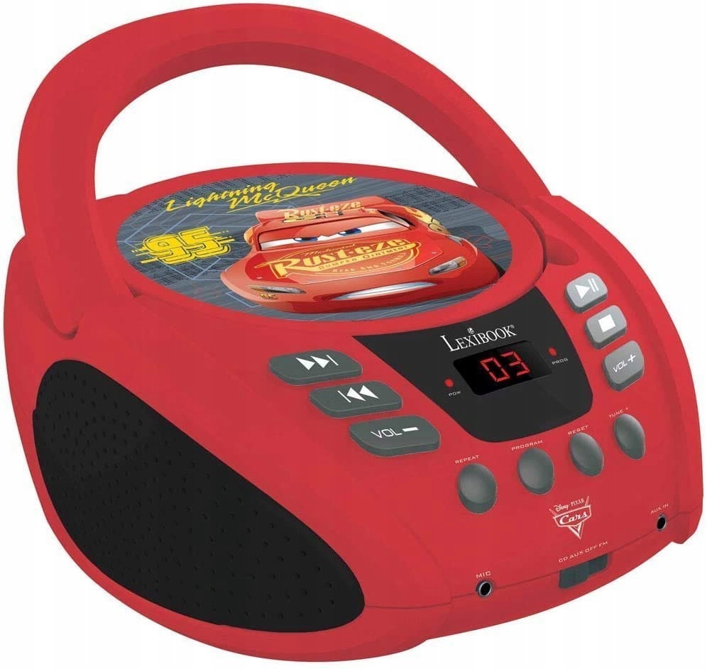 CARS Boombox Odtwarzacz CD AUX Auta Zyzgak - 9967422467 - oficjalne ...