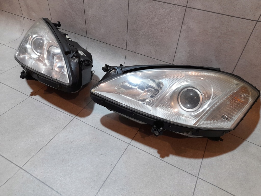 MERCEDES W221 LAMPA LEWA PRZEDLIFT ORYGINAŁ IGŁA! - 11916291310 ...