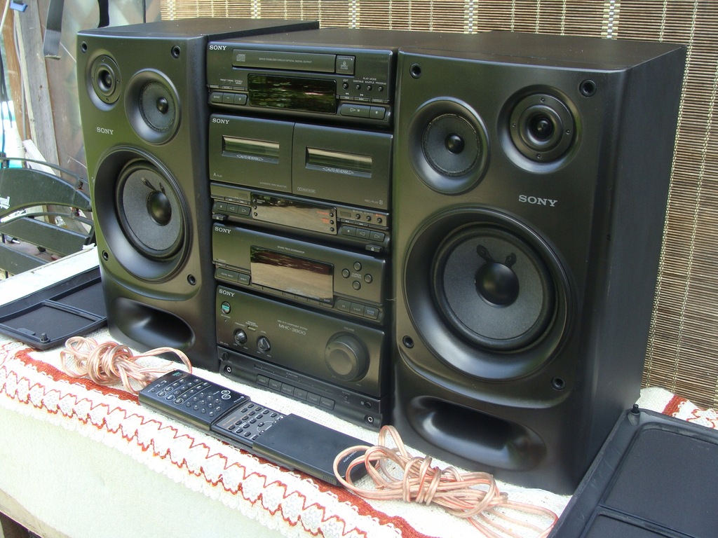 WIEŻA SONY MODEL. MHC-3800 - 11091768464 - oficjalne archiwum Allegro