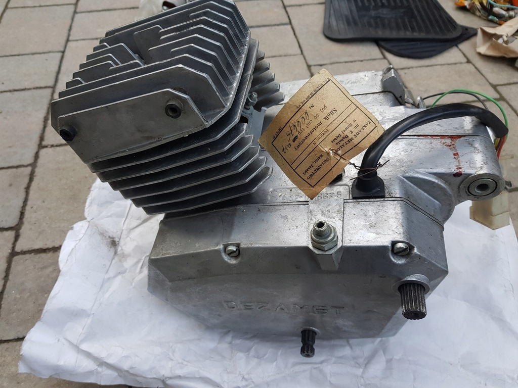 Nowy oryginalny silnik Romet Chart 50 metki PRL - 8006348150 ...