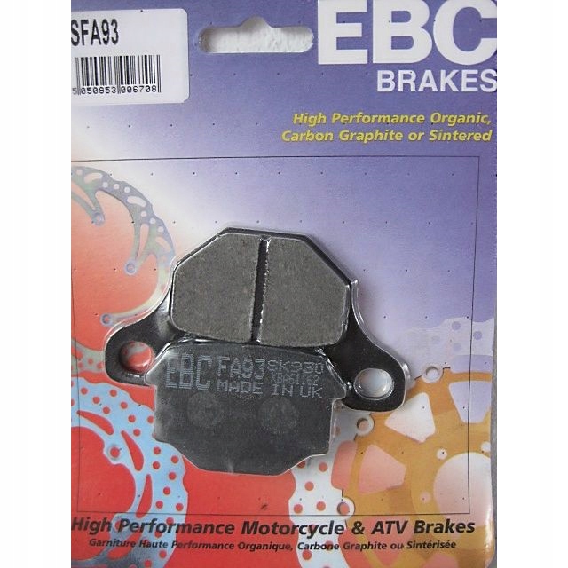 KLOCKI HAMULCOWE DERBI SENDA DRD 125 R SM FA93 - 13084877278 ...