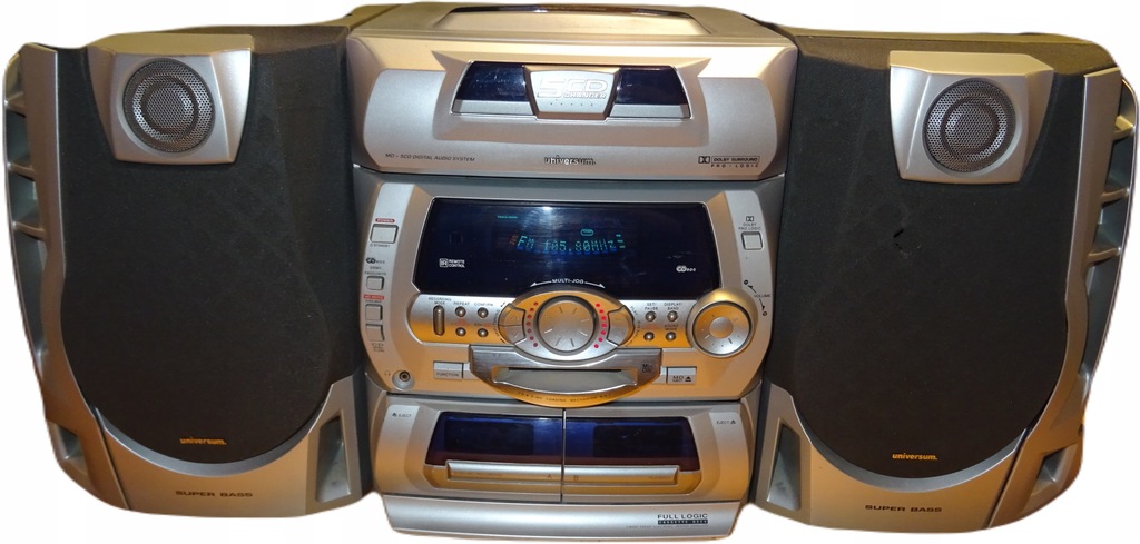 WIEŻA UNIVERSUM VTC-CD/MD1095 5CD Mini Disc - 13018069290 - oficjalne ...