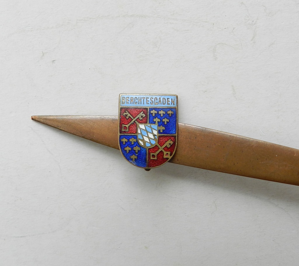 ODZNAKA BERCHTESGADEN - BERGHOF ADOLF HITLER, SYGNOWANY ORYGINAŁ III ...