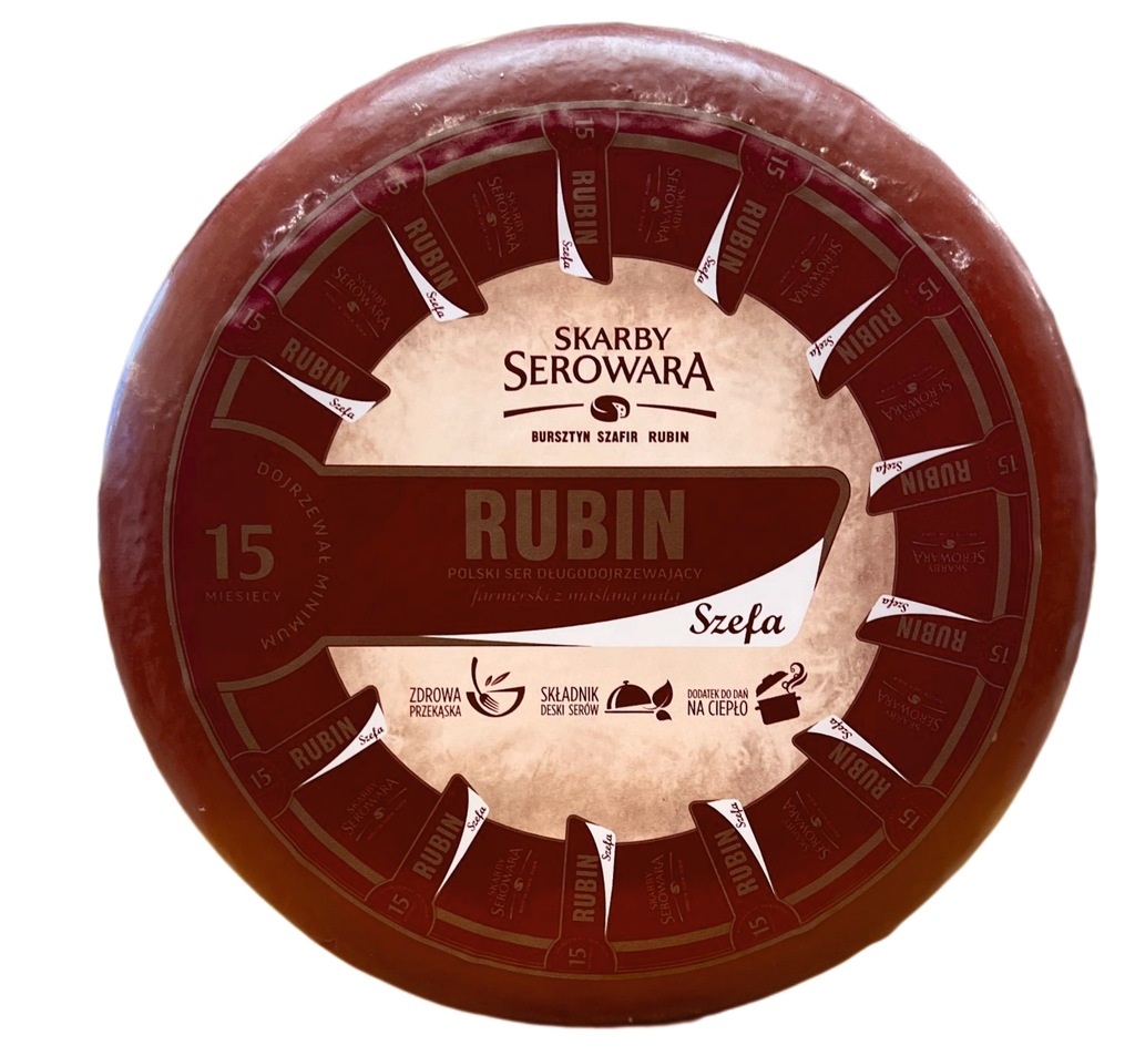 SER RUBIN DŁUGODOJRZEWAJĄCY 15mcy ok 300g POLSKI - 13287793804 ...