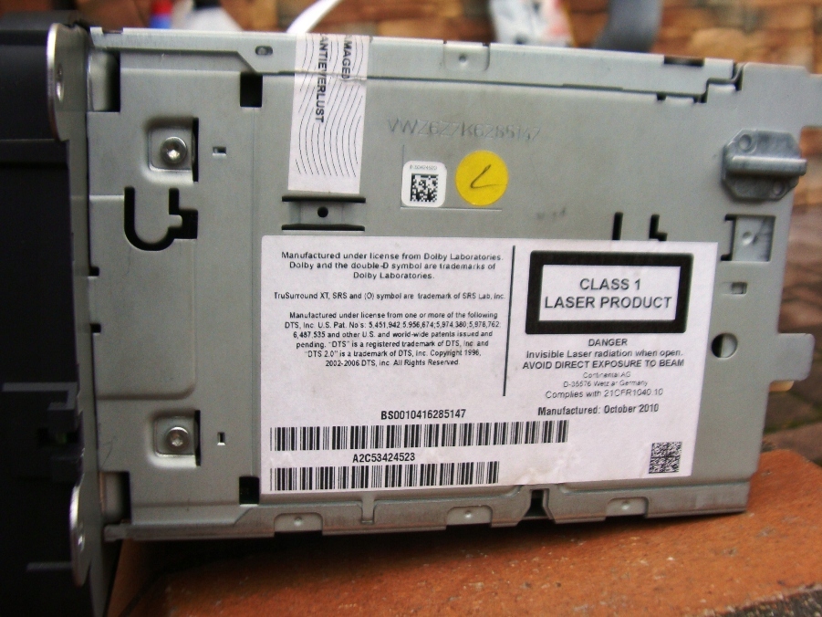 RADIO NAWIGACJA ORYG. VW RNS 510 USZKO. 1T0035680C - 11429878763 - oficjalne archiwum Allegro