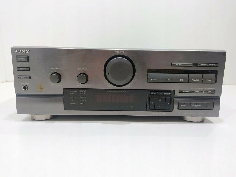 WZMACNIACZ Z KOREKTOREM SONY TA-D507 - 11567596585 - oficjalne archiwum Allegro