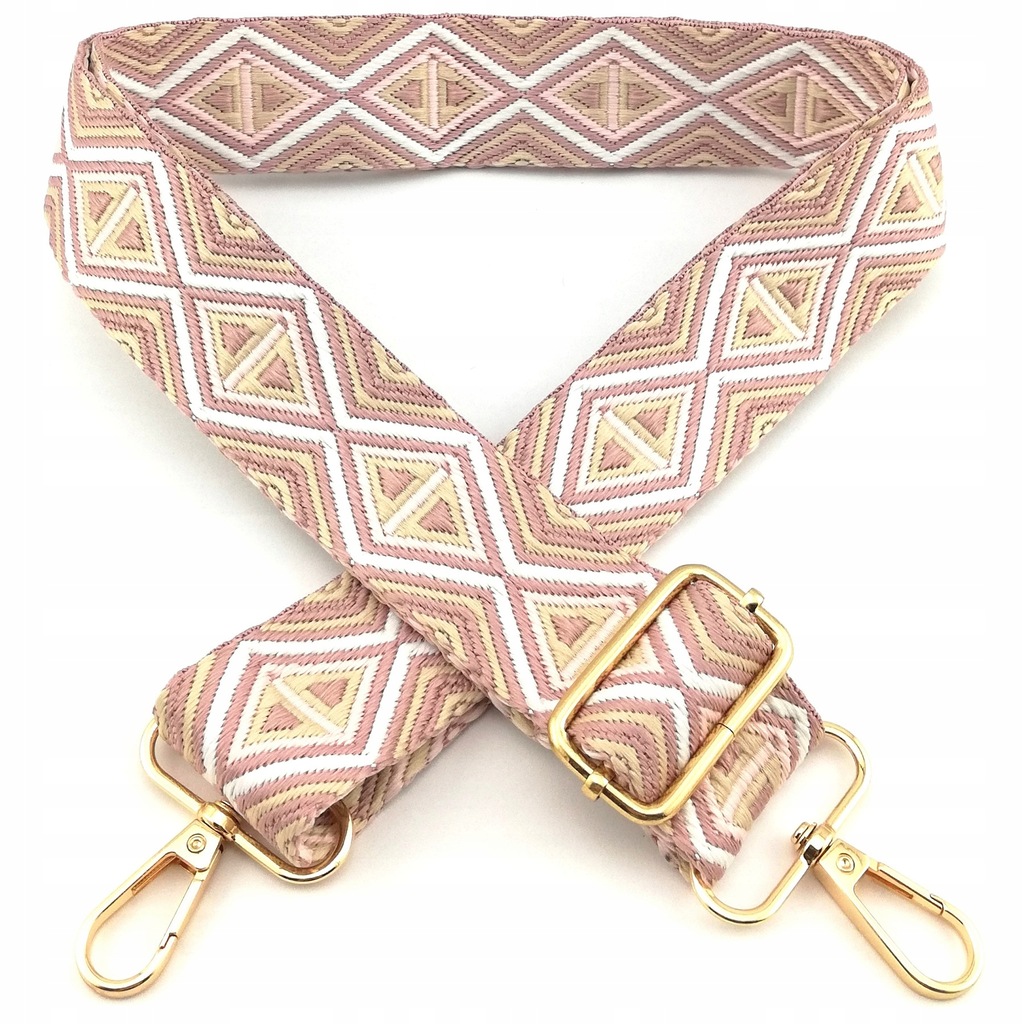 Pasek Do Torebki Torby Regulowany Szeroki Damski Długi Parciany Różowy - 15857826134 - oficjalne ...