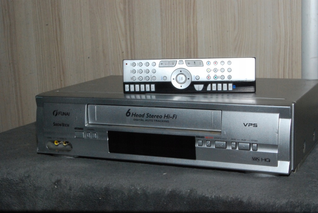 Magnetowid VHS/DVD Funai 6 głowic Stereo z pilotem - 12788854238 ...