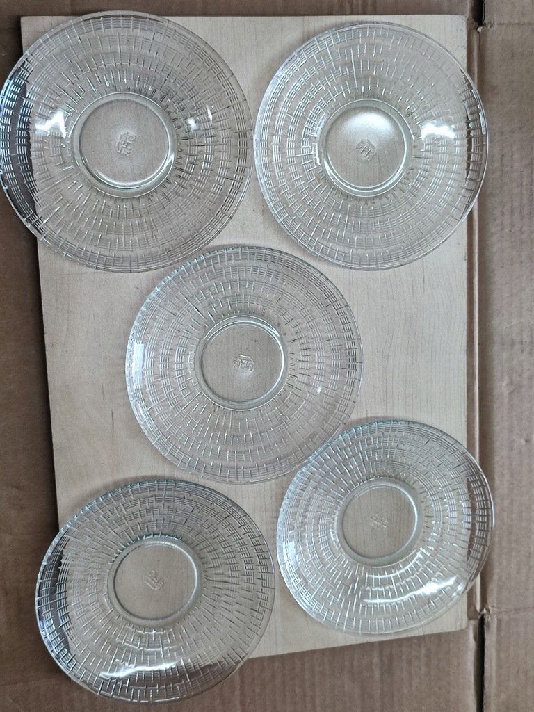 talerzyki deserowe z czasów PRL - 12587255114 - oficjalne archiwum Allegro