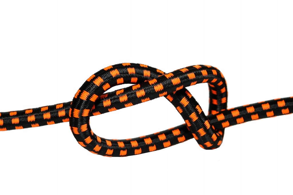 Guma 10 mm czarno-pomarańczowa eurobungee okrągła - 11743917772 - oficjalne archiwum Allegro
