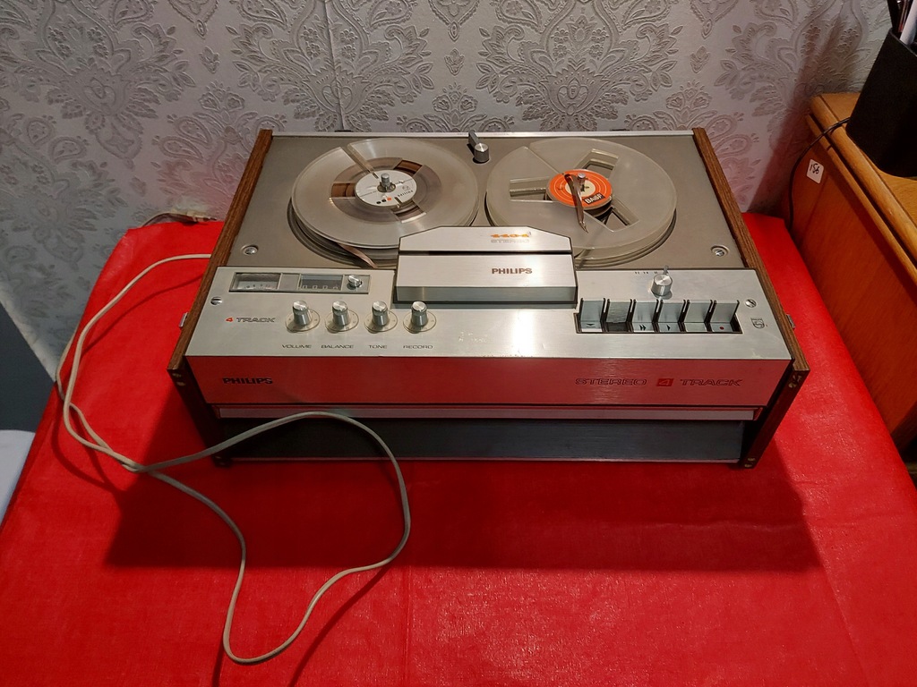 Magnetofon szpulowy Philips 4404 - 11694503589 - oficjalne archiwum Allegro