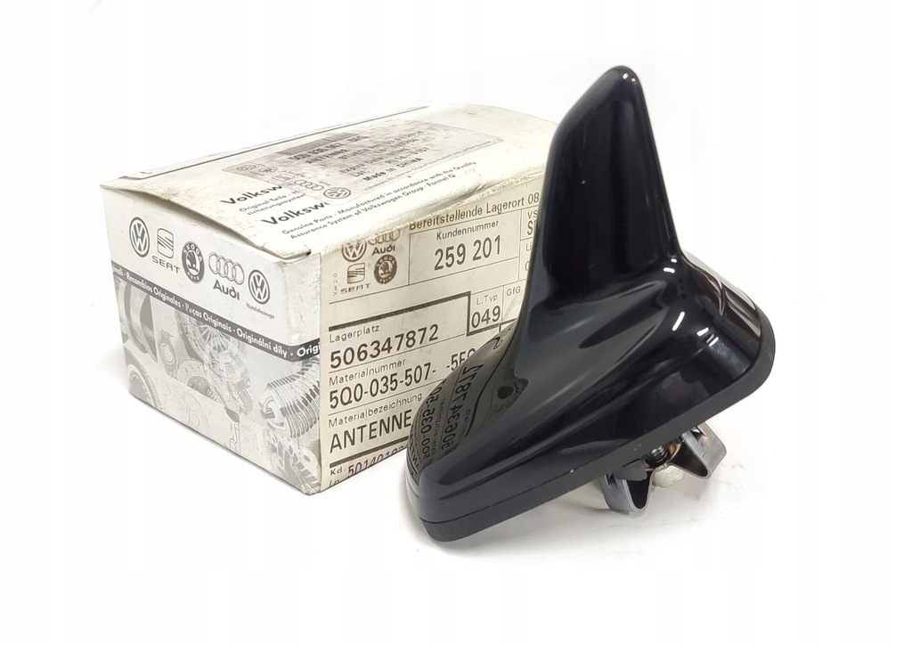 Antena dachowa płetwa VW 5Q0035507Q 5FQ ORYGINAŁ - 12767265073 ...
