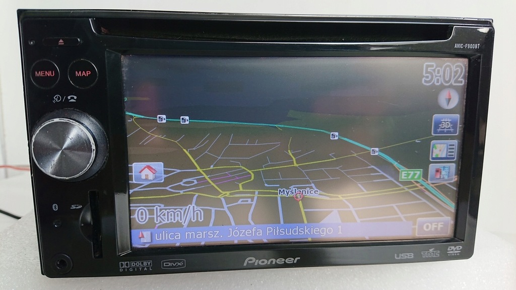 Pioneer AVIC-F900BT NAWIGACJA USB BT DVD NOWA MAPA - 12668420278 ...