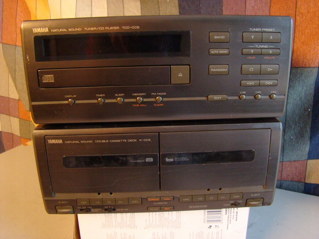 Yamaha - dwa komponety od wiezy TCD CC5 - 12401113216 - oficjalne archiwum Allegro