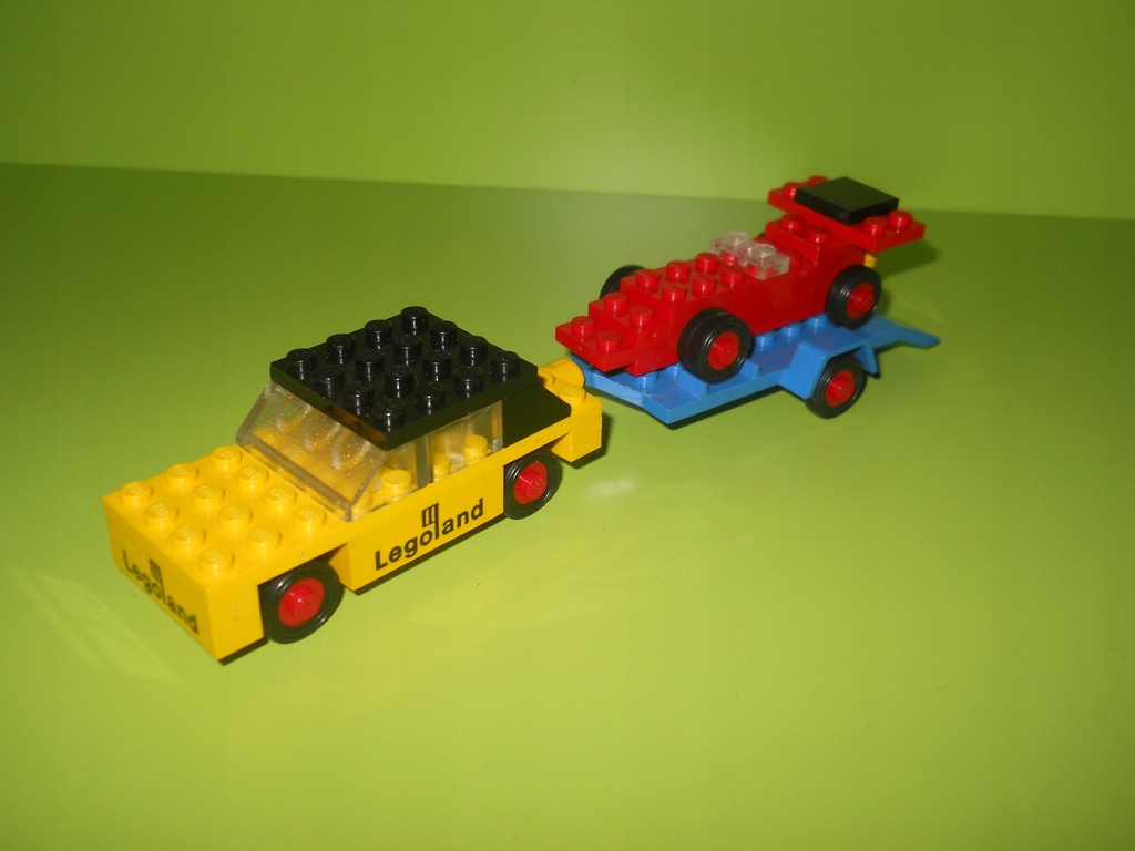 kolekcjonerskie lego 650-1 auto z przyczepą 1972 - 7888219775 ...