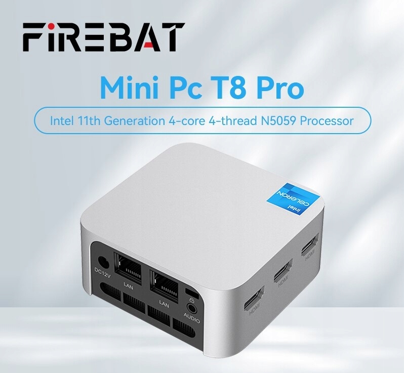 Mini PC Firebat T8 Pro Intel N5095 8GB RAM 256GB - 14182210285 ...
