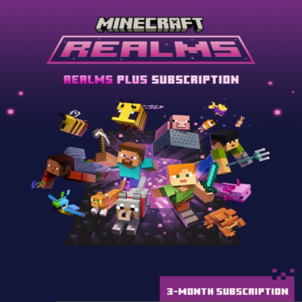 Minecraft Realms Plus 3 Month Subscription XBOX One / Xbox Series X|S ...