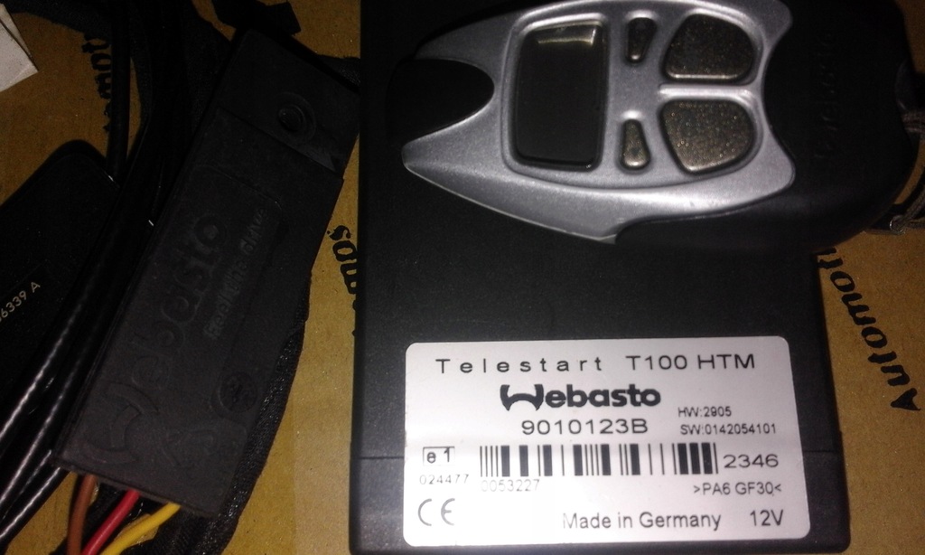 WEBASTO TELESTART T100 HTM PILOT T 100 - 14681744565 - oficjalne ...