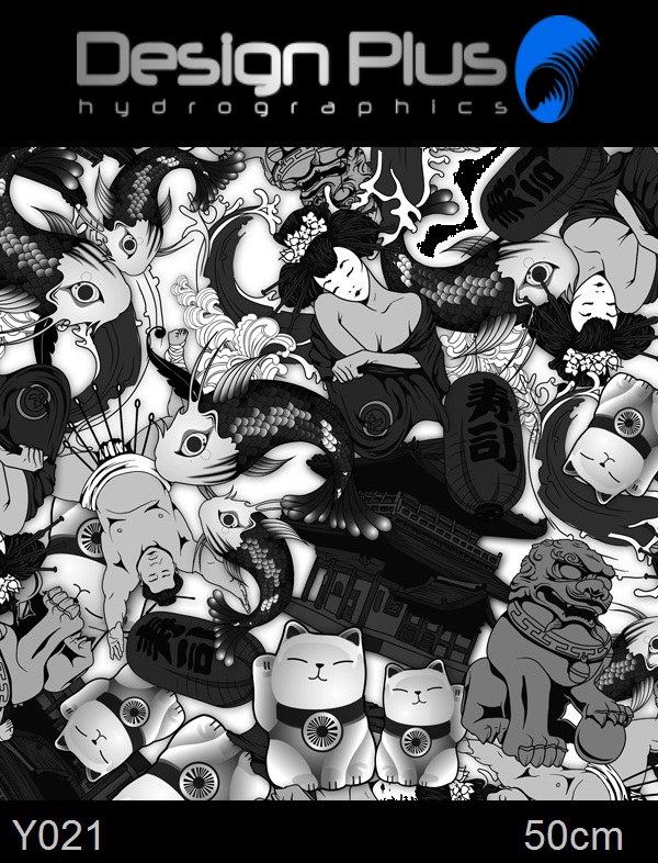 Hydrografika folia do hydrografiki Graphics Y021 - 12571437779 ...