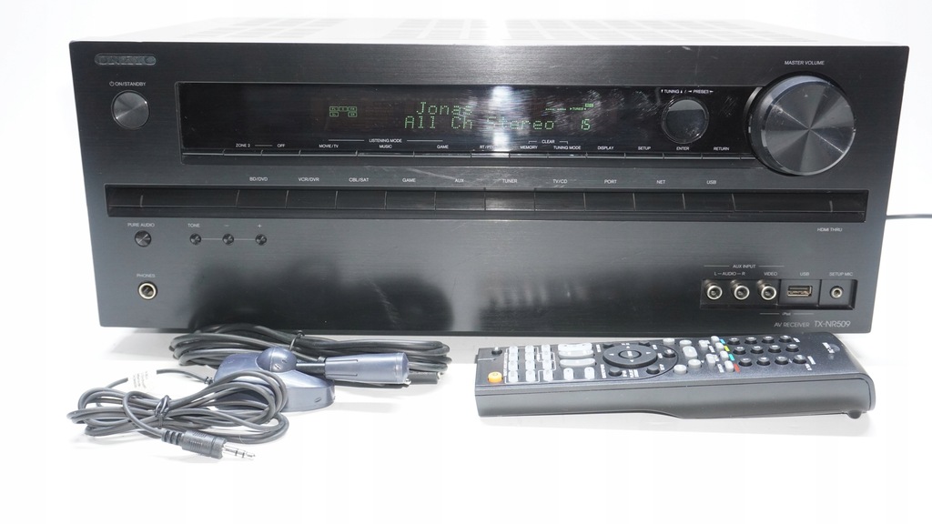 Amplituner 5.1 Onkyo TX-NR509 HDMI PILOT GWARANCJA - 11706862834 - oficjalne archiwum Allegro