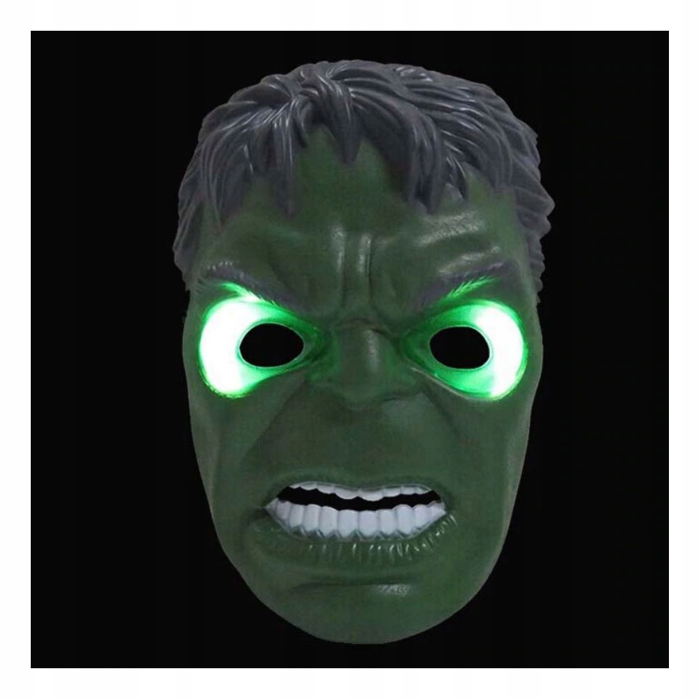 Maska HULKa Świecąca Hulk Marvel Avengers - 8679132816 - oficjalne ...