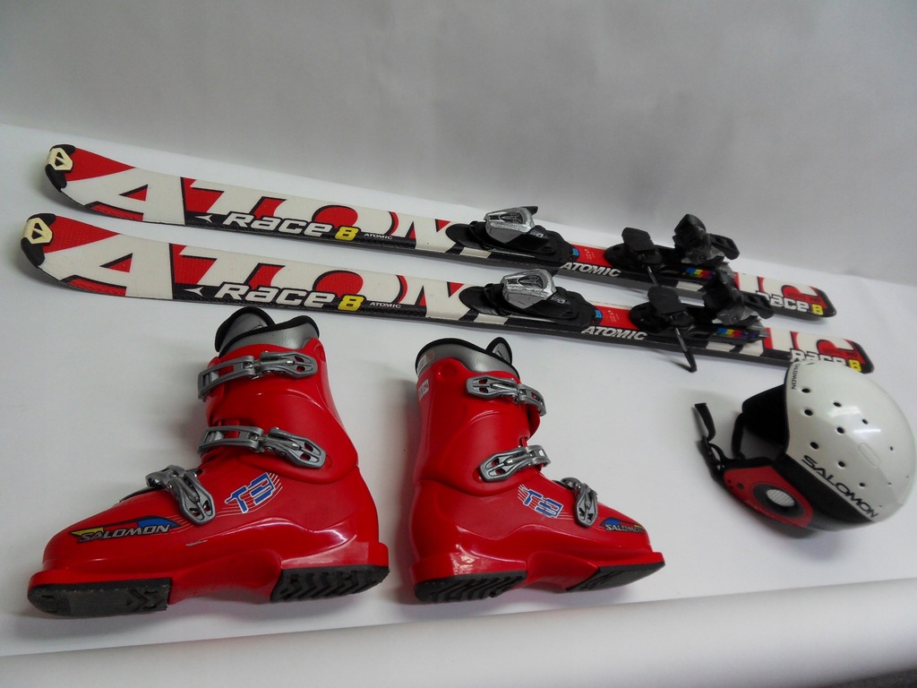 Komplet Narty ATOMIC RACE 140 cm buty kask - 14703351093 - oficjalne ...