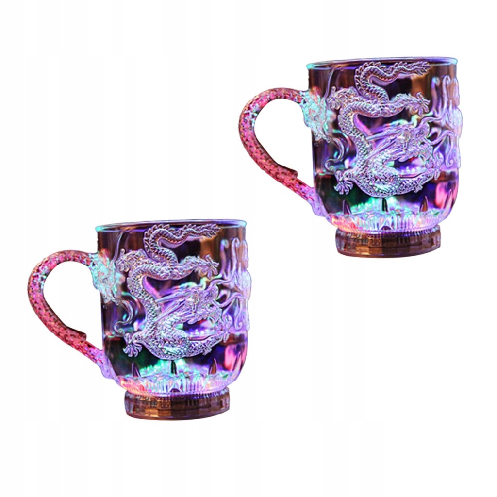 Glass Tea Cups Coffee LED Flashing Mug - 14276272263 - oficjalne ...