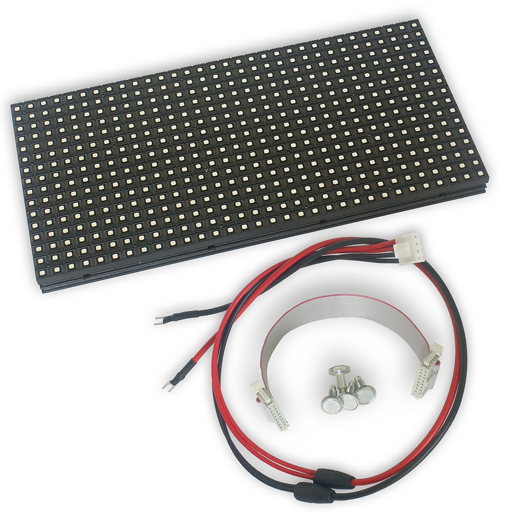 LED dot matrix 32x16 RGB 25x12cm mod. P8 HUB75 SMD - 10110578742 ...