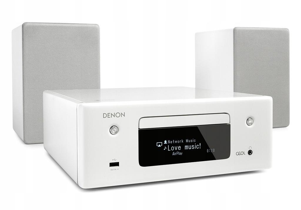 Denon CEOL N10 - mini wieża | kolor biały - 7558023047 - oficjalne ...