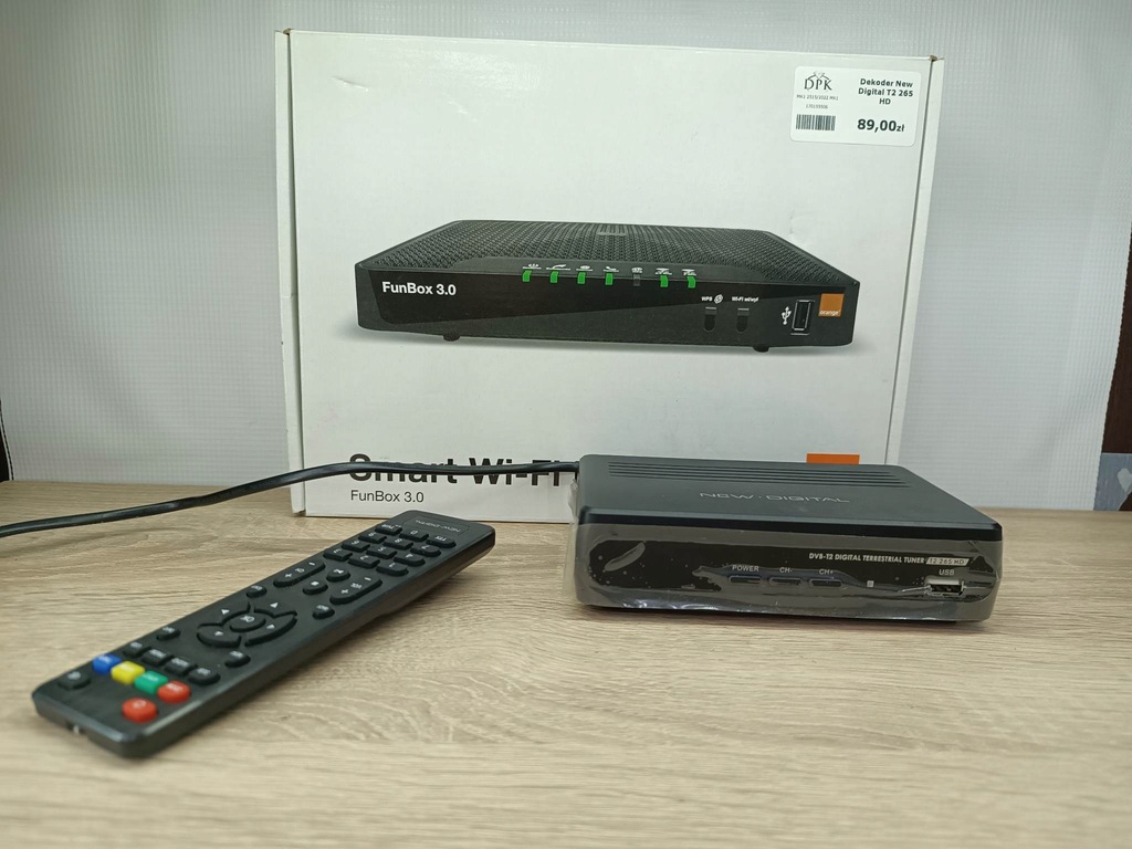 Dekoder Smart Wi-Fi Modem FunBox 3.0 Orange - 12997878529 - oficjalne ...