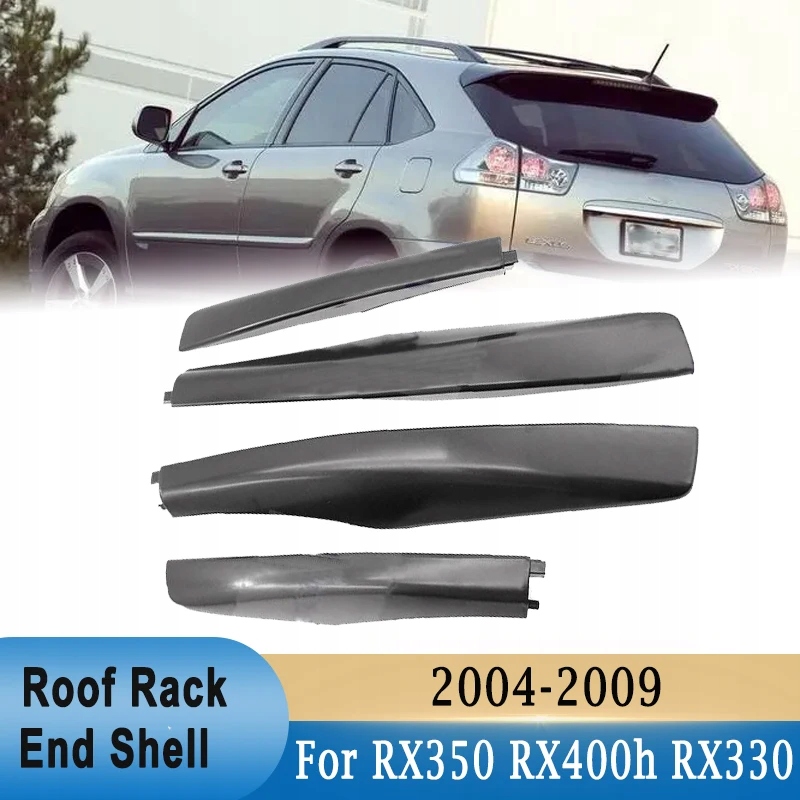 For Lexus RX350 RX400h RX330 Roof Rack Rail Bar End Shell ABS Cover ...