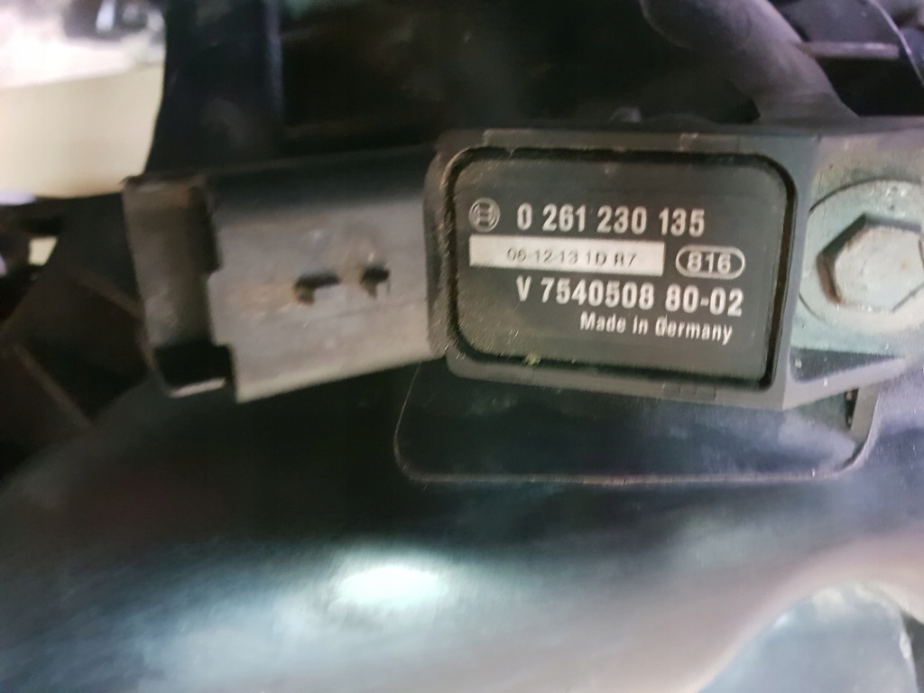 MINI COOPER S R56 CZUJNIK CIŚNIENIA MAP 7540508 - 12035447369 ...