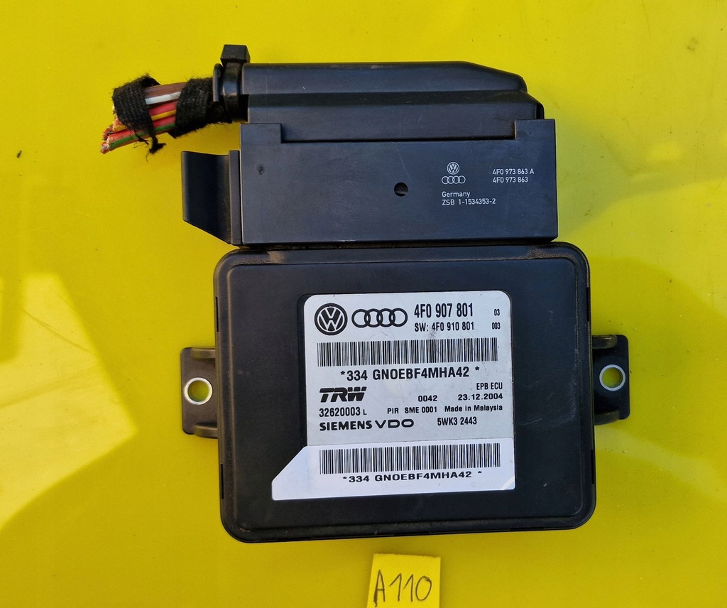 STEROWNIK MODUŁ HAMULA RĘCZNEGO AUDI A6 C6 S6 - 13956921960 - oficjalne archiwum Allegro