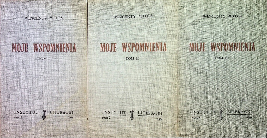 Witos Moje wspomnienia Tom I do III - 14645170070 - oficjalne archiwum Allegro