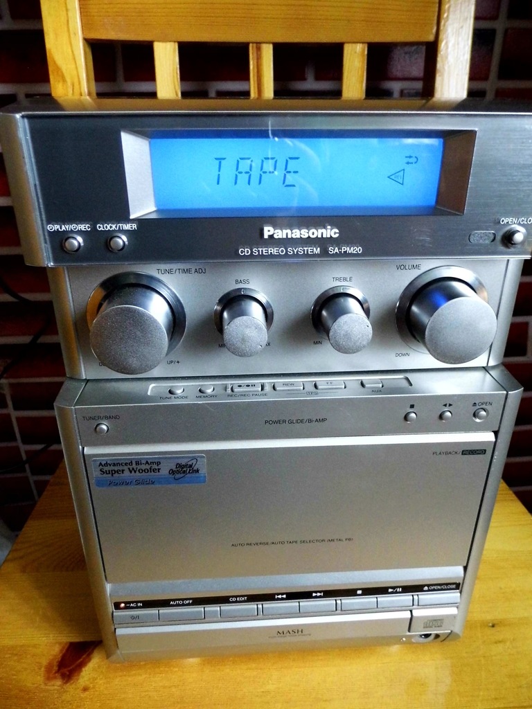 PANASONIC SA-PM 20 MINI WIEŻA CHOWANY PANEL - 8080282711 - oficjalne archiwum Allegro