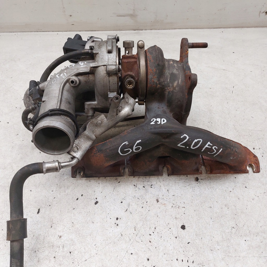 VOLKSWAGEN GOLF 6 VI 2,0TFSI TURBOSPRĘŻARKA + KOLEKTOR IHI 06J145702K ...