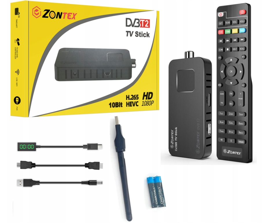 MINI Tuner DVB-T2 ZONTEX Wi-Fi 2022 - 12693341754 - oficjalne archiwum ...