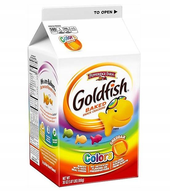 Krakersy serowe Goldfish Colors 850g z USA - 11185454444 - oficjalne ...