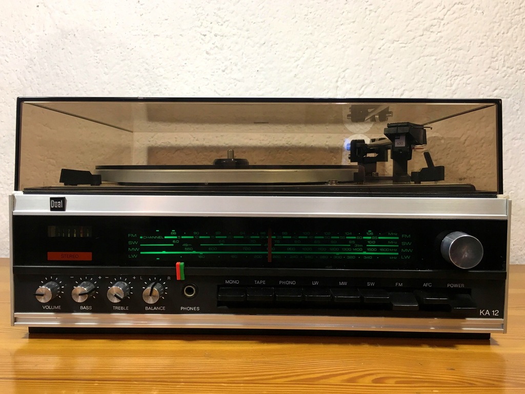 Купить Проигрыватель проигрывателя DUAL 1211 с радио и динамиками ...