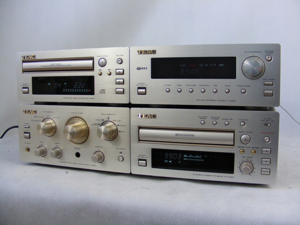 Wieża TEAC A-H300/PD-H300/R-H300/T-H300 GOLD - 12275253104 - oficjalne ...
