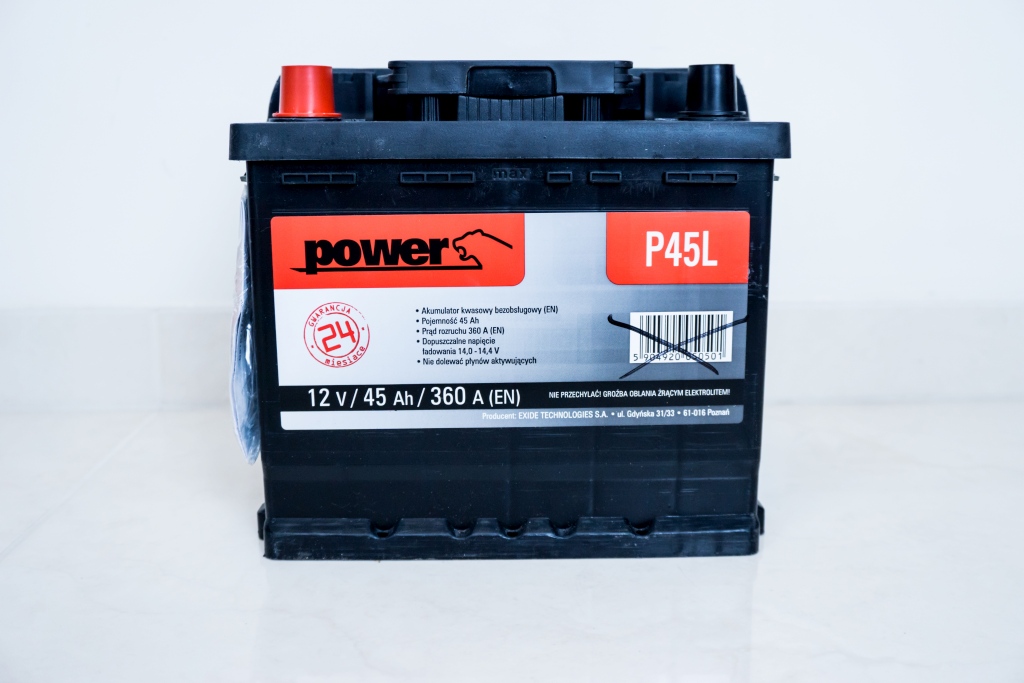 Akumulator Power P45L - 12V / 45Ah / 360A - 7293122318 - oficjalne archiwum Allegro