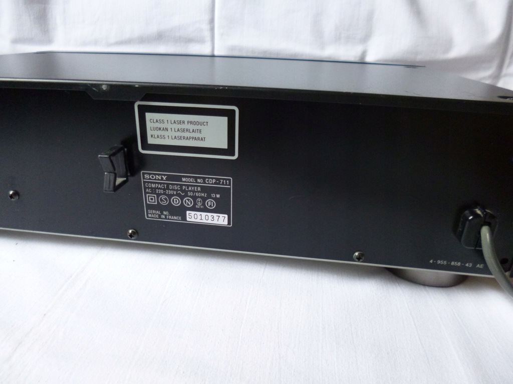 Sony CDP-711 odtwarzacz CD z 1993 r. wysoki model - 13129947631 ...