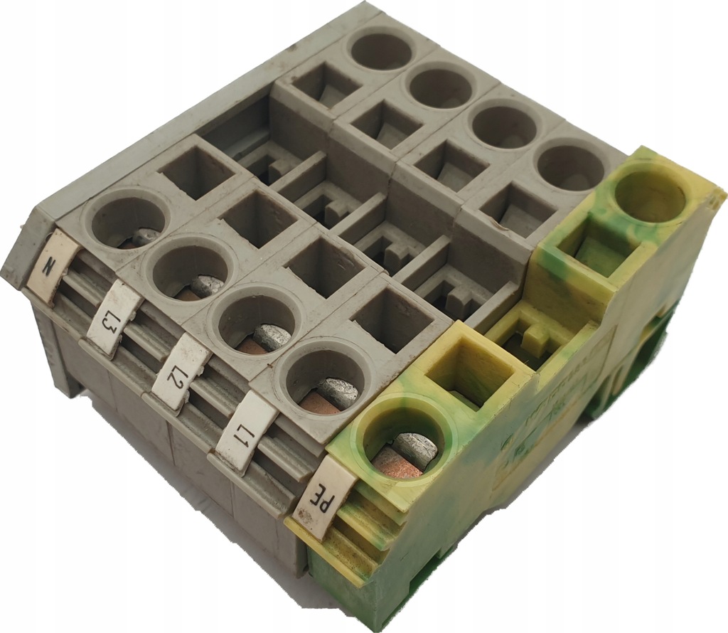 ZUGI złączki szynowe WAGO 283 16MM2 3F N PE - 5szt - 11408795933 ...