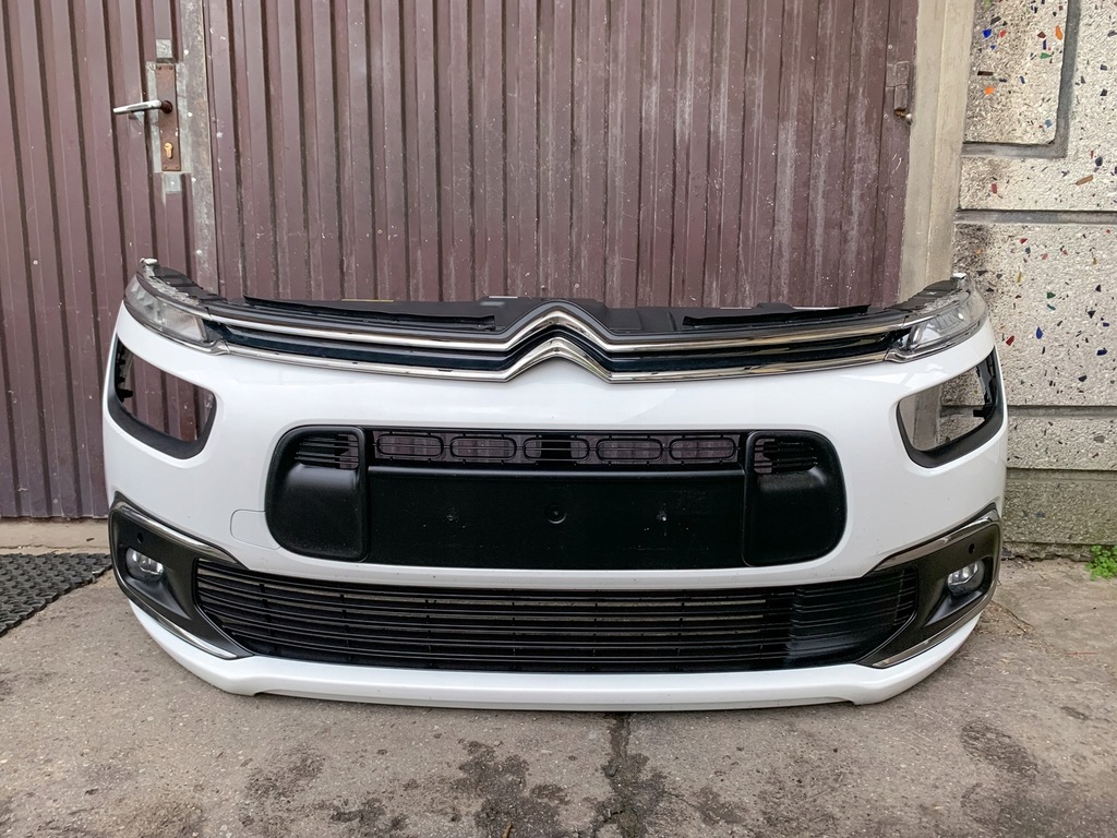 ZDERZAK PRZEDNI CITROEN C4 PICASSO II SPACETOURER LIFT KOMPLETNY 2016 ...
