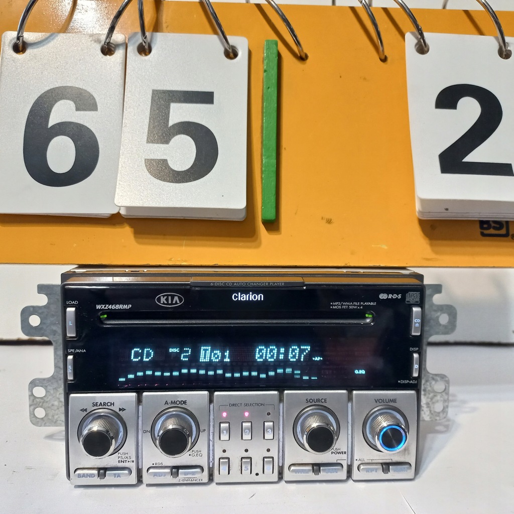 Radio Kia carnival carens sportage clarion wxz468r - 13662225292 - oficjalne archiwum Allegro