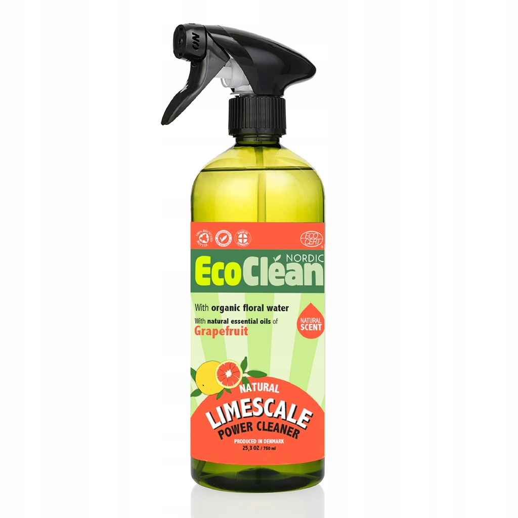 EcoClean Naturalny płyn d/łazienki,spray GREJPFRUT - 13996641686 ...
