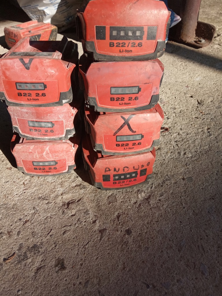 HILTI BATERIA AKUMULATOR B22 2,6 Li-Ion - 8613162423 - oficjalne archiwum Allegro