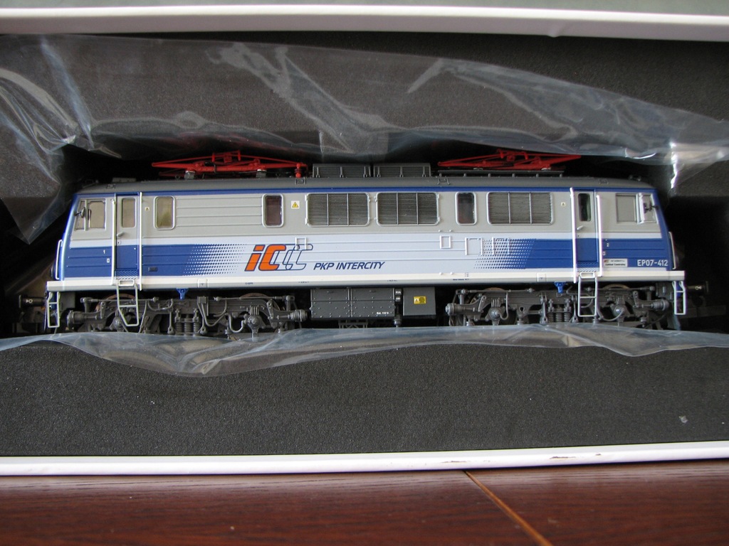 Lokomotywa Elektryczna Schlesienmodelle nr kat. 107020 EP07-412 PKP IC H0 - 16436045151 ...