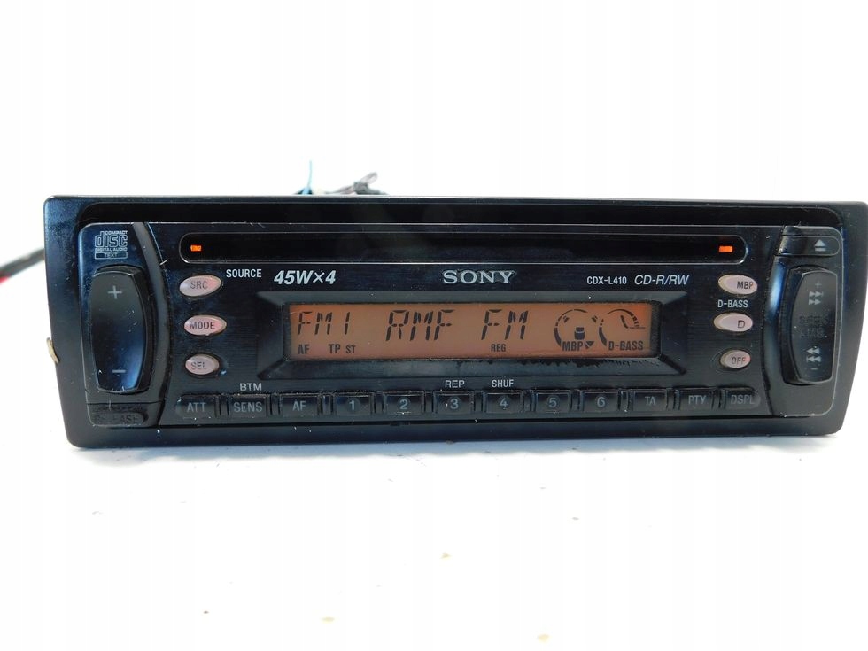 Radio CD na płyty Sony CDX-L410 samochodowe panel - 8019266727 - oficjalne archiwum Allegro