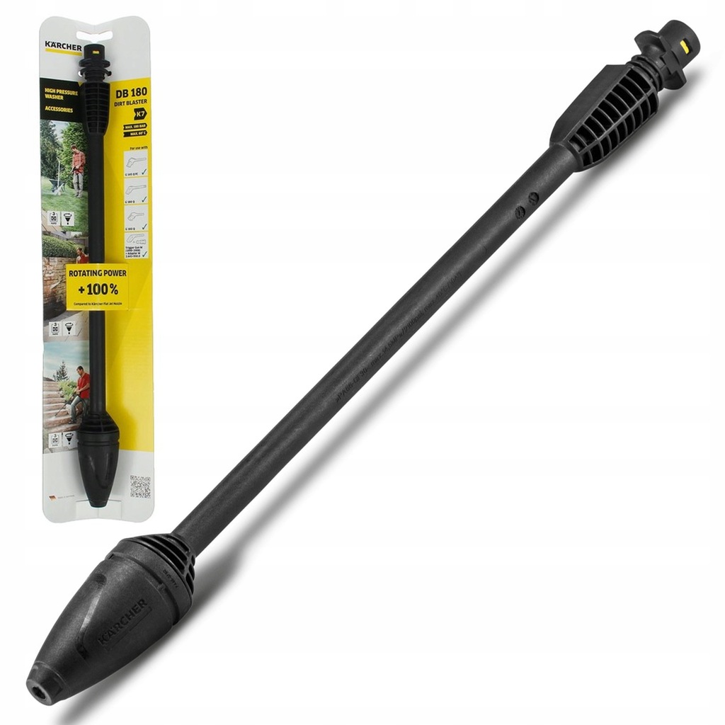 LANCA DYSZA ROTACYJNA KARCHER DB 180 TURBO DO K7 - 7885581681 - oficjalne archiwum Allegro